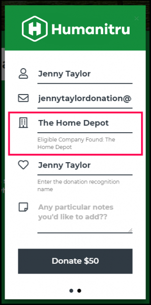 Does Double the Donation integrate with Humanitru?